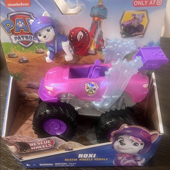 Paw Patrol | Toys | Paw Patrol Roxi Rescue Wheels Vehicle Pink And Blue ...